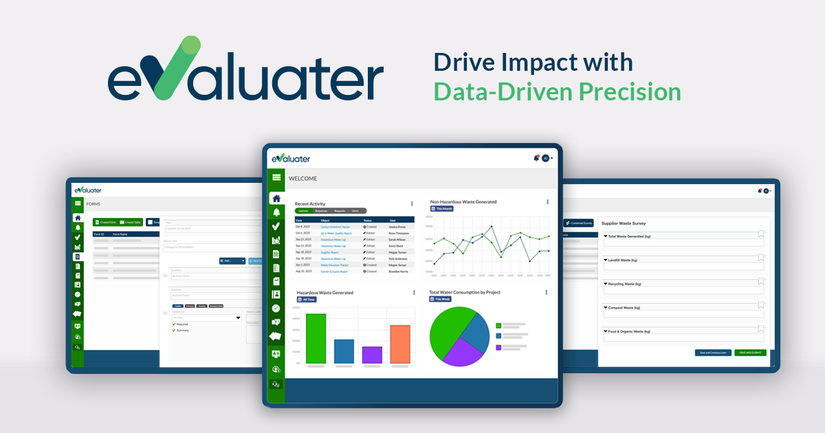 eValuater - ESG Reporting and Data Management Platform